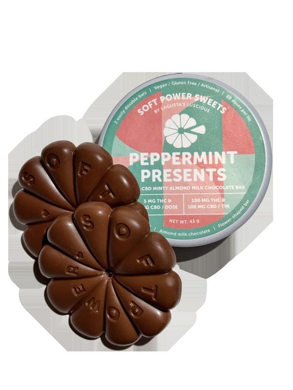 Soft Power Sweets | Peppermint Presents | 2:1 (THC:CBD) | 20 Pack ...