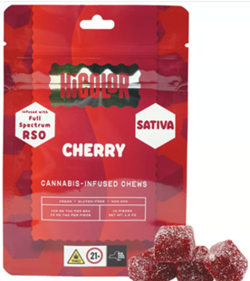 HiCOLOR - RSO Edibles - 10ct - Cherry - 10mg