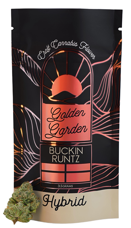 Golden Garden | Buckin Runtz | Flower | 3.5g