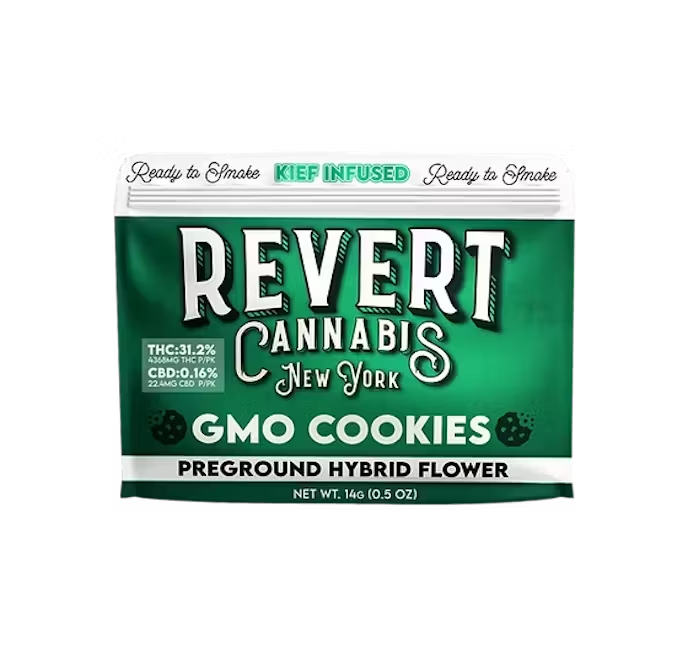 Revert Kief Infused Ground Flower | 14g | GMO Cookies
